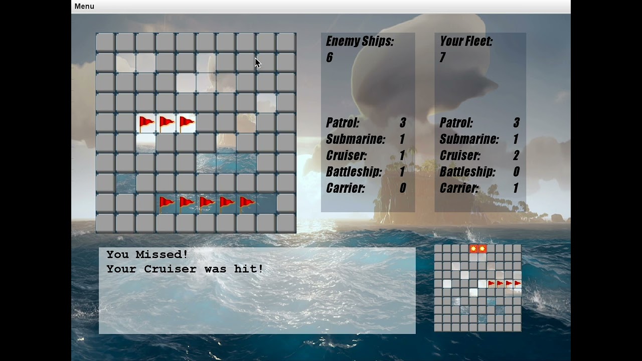Extreme Battleship in Java - Standard Mode (Full Game)