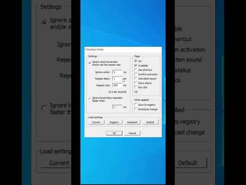 filter keys setter / 0 delay in game