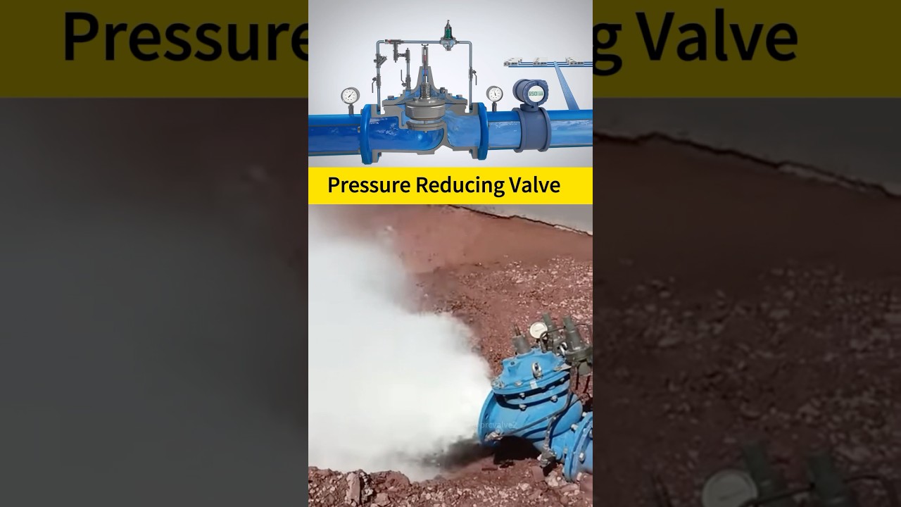 Pressure Reducing Valve Working Principle #Valve #Industry #Machinery #Equipment