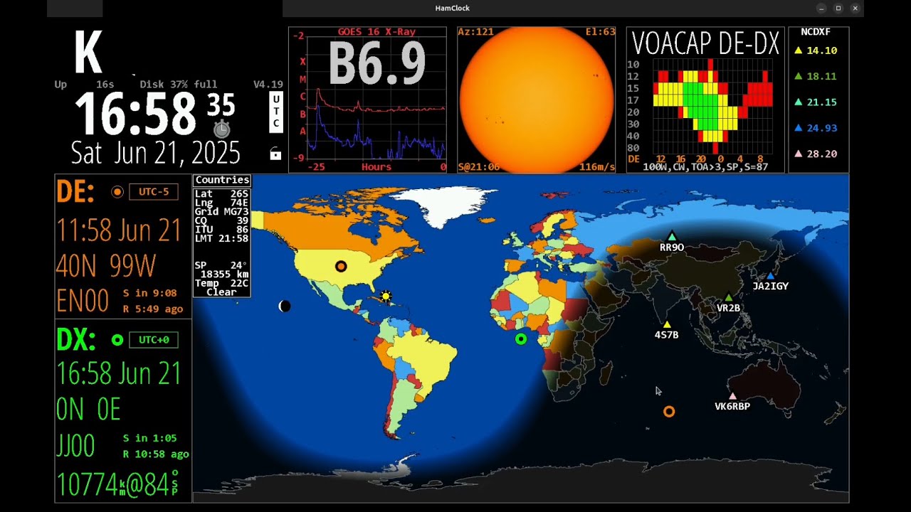 Install Ham Clock In Ubuntu 24.04