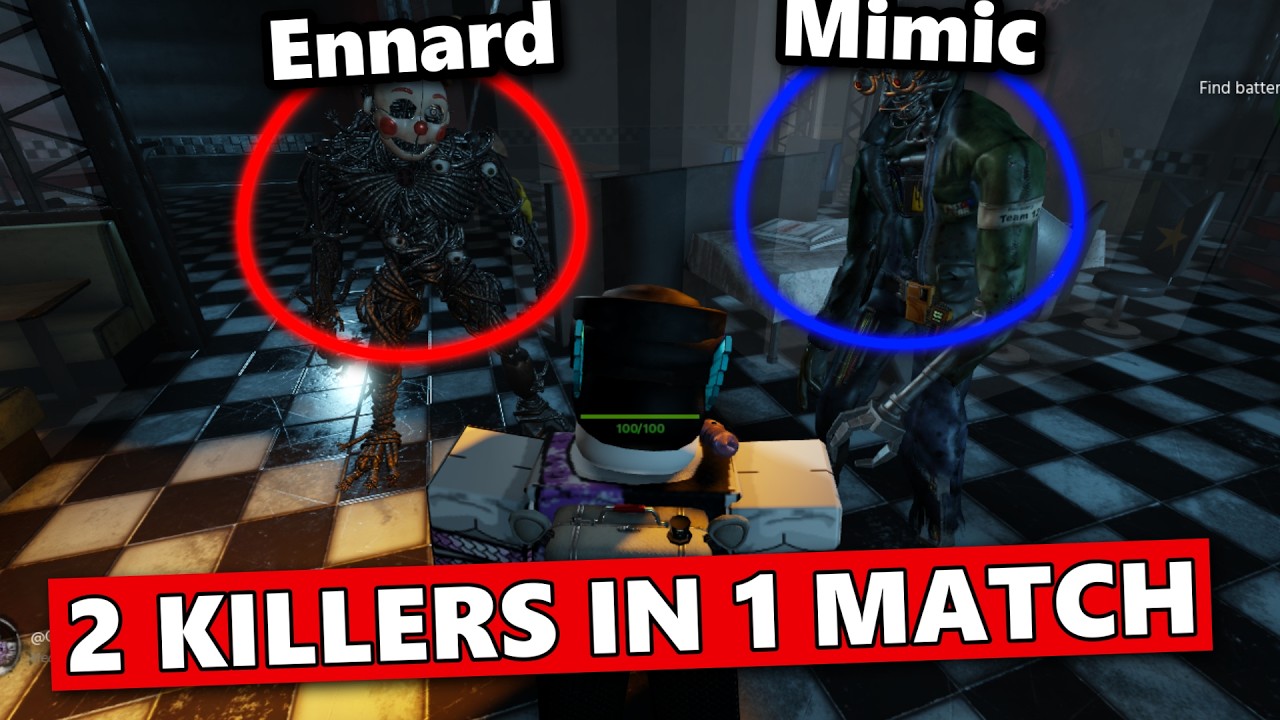 2 KILLERS GAMEMODE IN BITE BY NIGHT (Ennard & Mimic Duo)