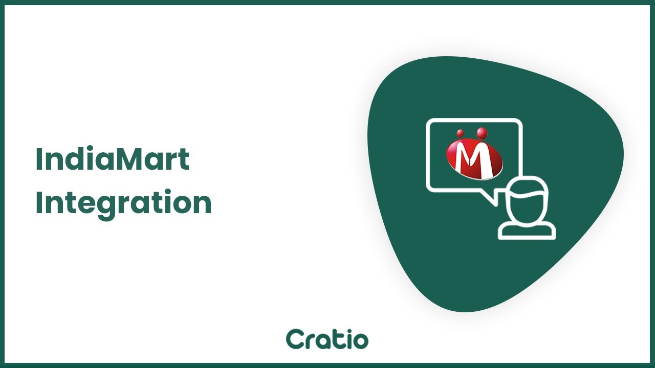 How to integrate Indiamart in CRM software | IndiaMart Lead Integration with Cratio CRM