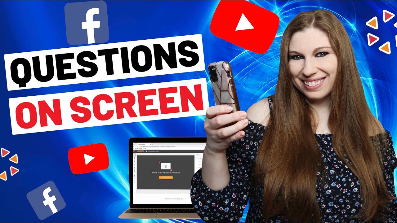 How To Show Questions On Screen On YouTube Live (And Facebook Live!)