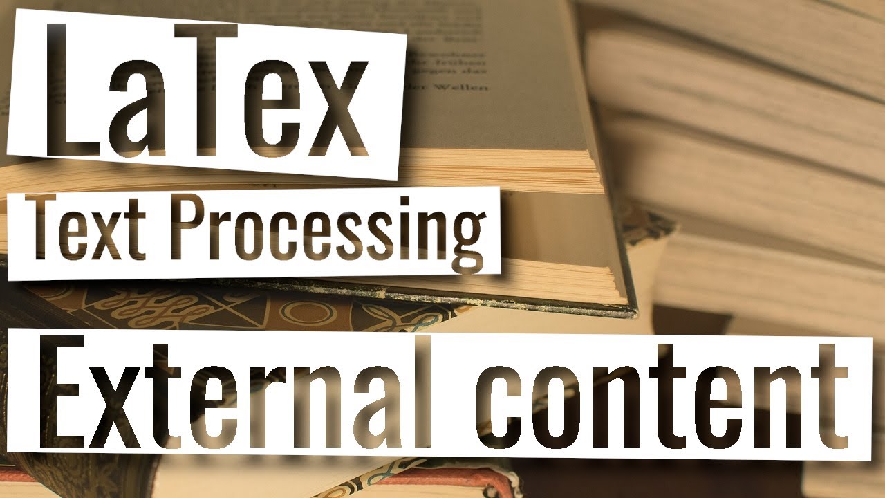 Latex Playlist - External content