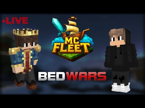 Bedwars in McFleet server of @GamerFleet !! | LIVE