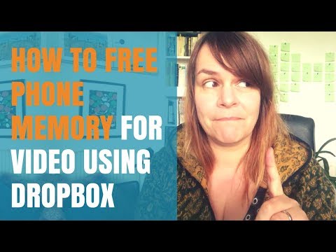 How To Free Phone Memory For Video Production Using Dropbox - 1 Minute Moment #91