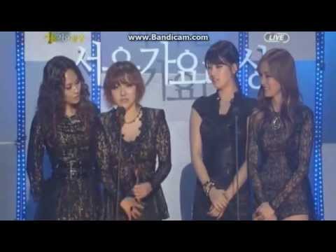 [Video] 130131 Miss A receiving Bonsang Award at Seoul Music Awards ...