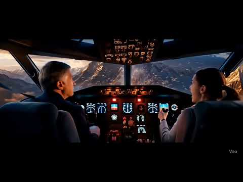 ""Plane Crash in a Snowstorm – Realistic AI Simulation
