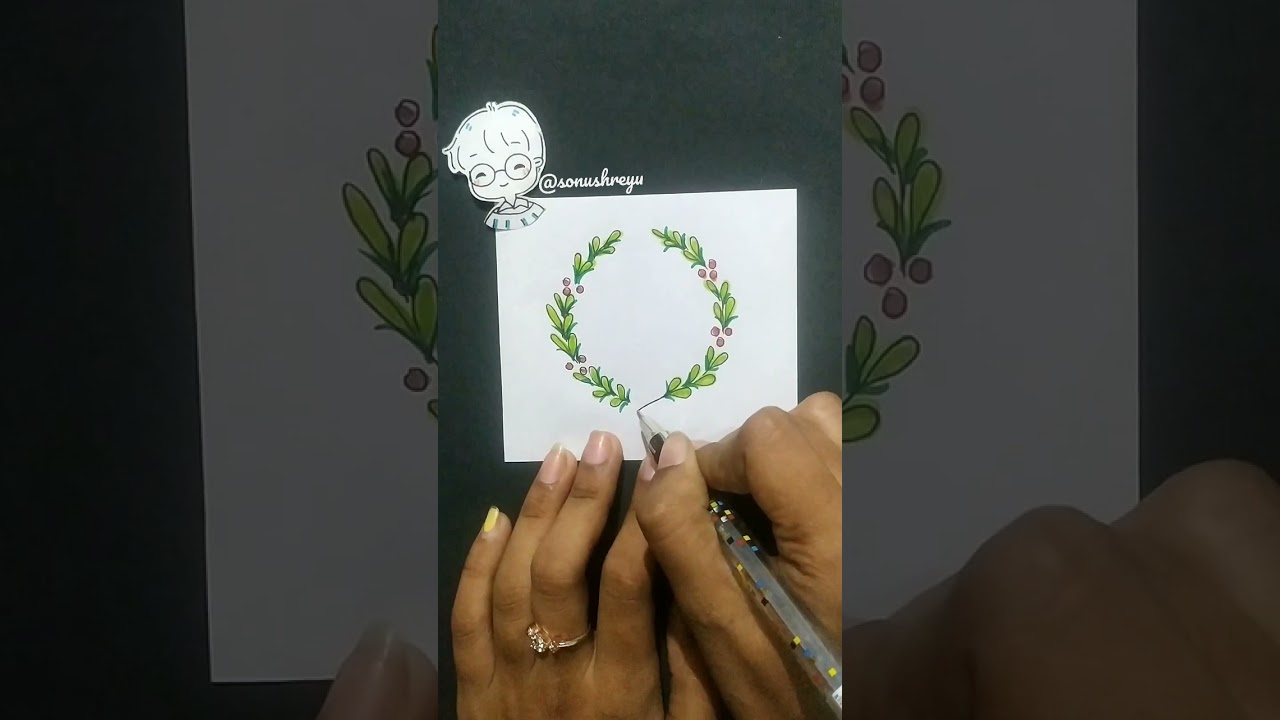 Easy Christmas Bullet Journal Idea#3|#bulletjournal #doodles