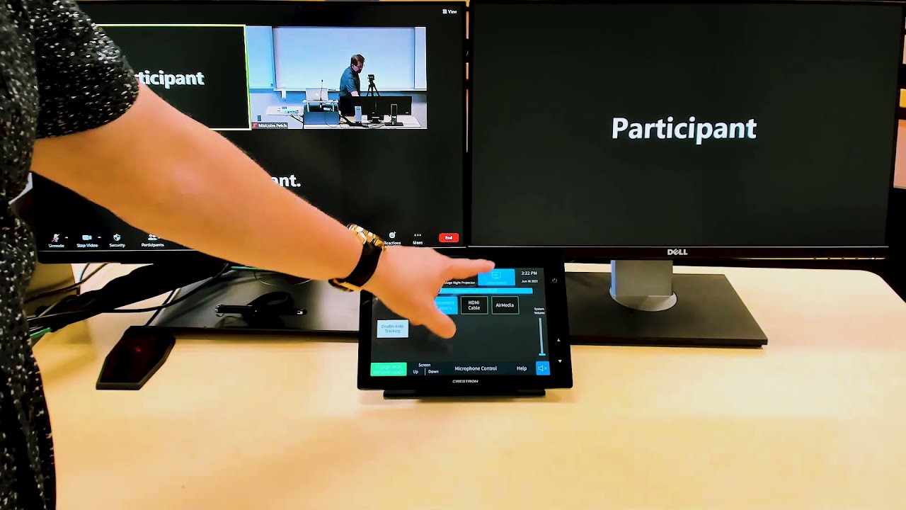 UBCO Hybrid Classroom overview (running classes on Zoom in large classrooms)