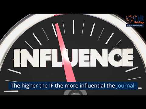 The impact factor of a journal
