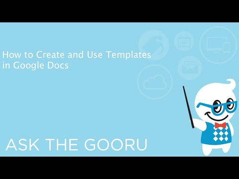 How to Create and Use Templates in Google Docs