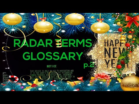 RADAR TERMS GLOSSARY II | MARITIME ENGLISH | UASUPPLY