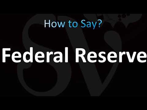 How to Pronounce Federal Reserve (CORRECTLY!)