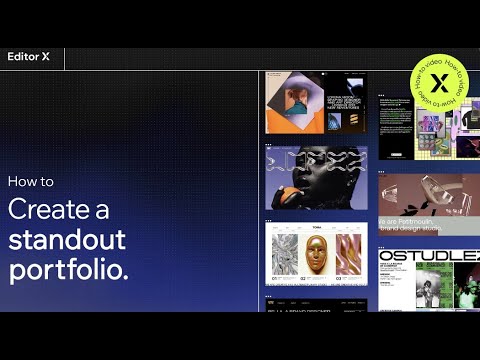 How To Create A Standout Portfolio | Editor X