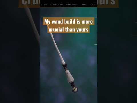 Hogwarts legacy cleanest wand build, cosmetically pleasing