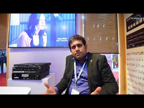 Prashant Govindan at InfoComm India 2017 | Harman Professional India