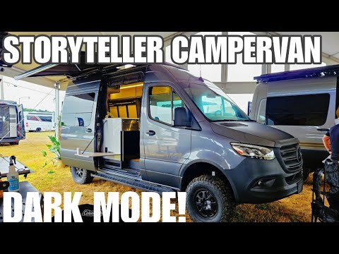 Storyteller DARK-MODE CAMPERVAN RVs are AMAZING! Check this out!