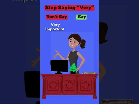 Stop Saying Very | Advanced English Vocabulary | English Shorts