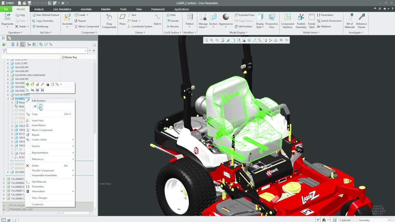 Replacing Assembly Components