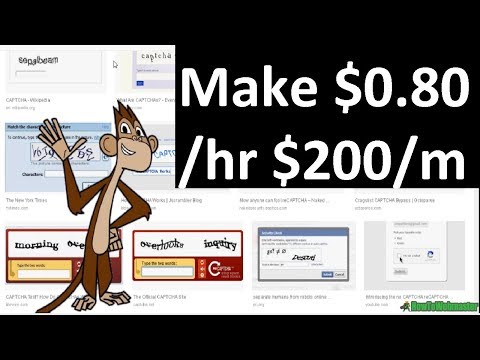How to Make Money Online Typing In Captchas 🤑 2Captcha & Kolotibablo Review