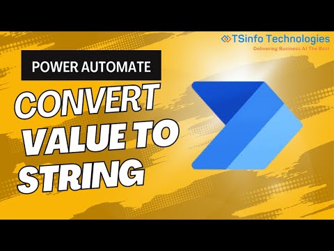 Power Automate Convert value to string