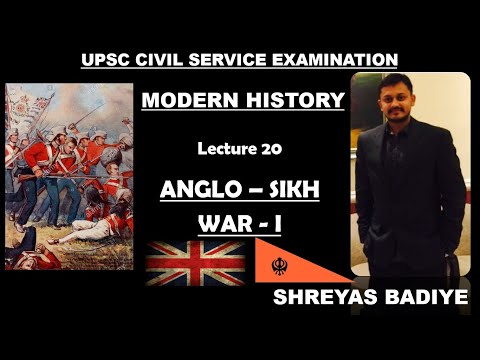 First Anglo Sikh War - Expansion of British Power in India - Modern ...