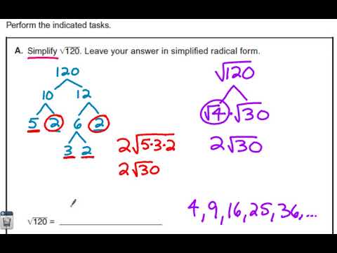 2016 CR - Simplify Square Root, etc. - All Parts