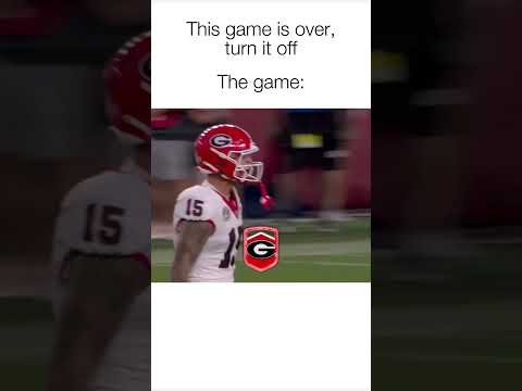 2 Georgia vs 4 Alabama was a classic. #collegefootball #alabama #georgia