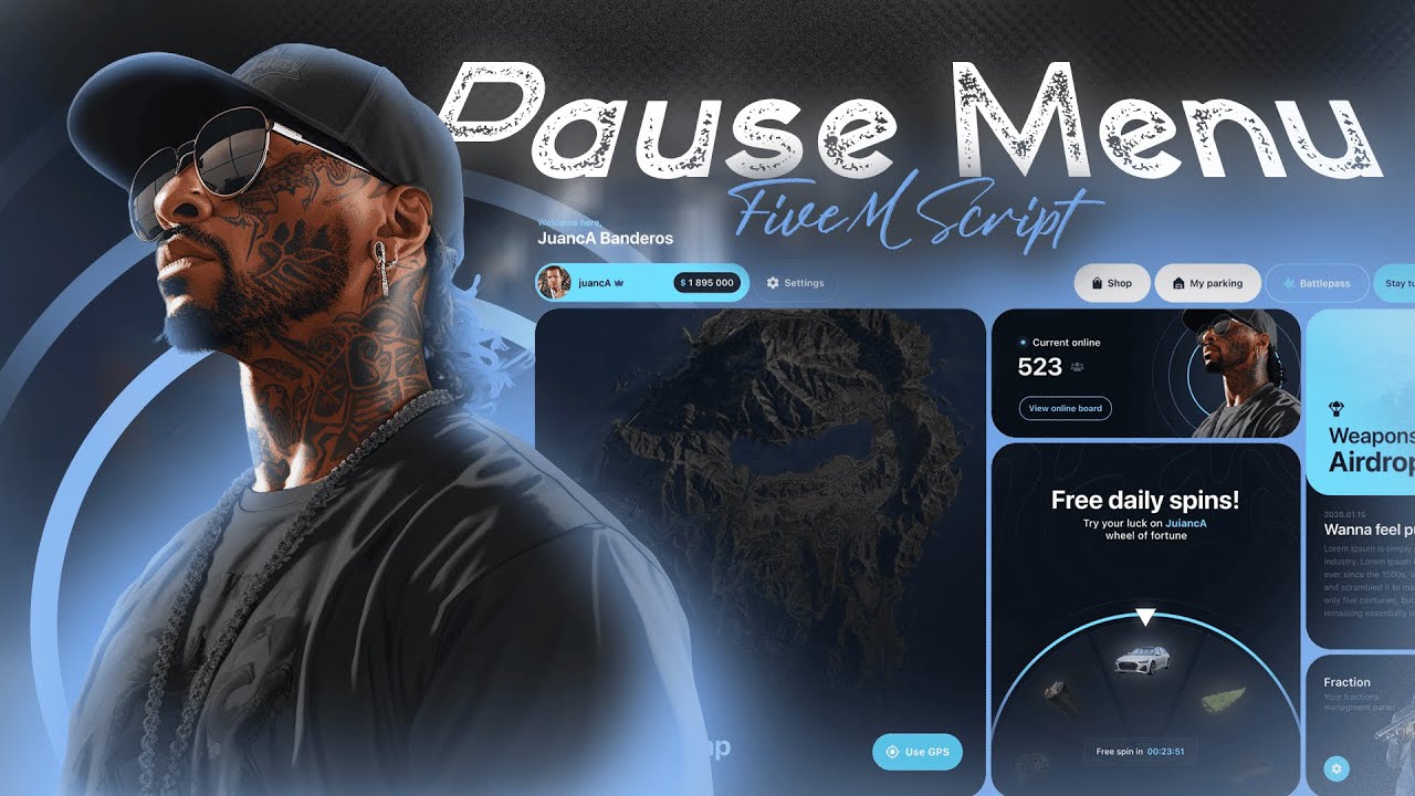 Advanced Pause Menu FiveM Script | Full Server Control in One Menu | Standalone (ESX & QB-Core/QBX)