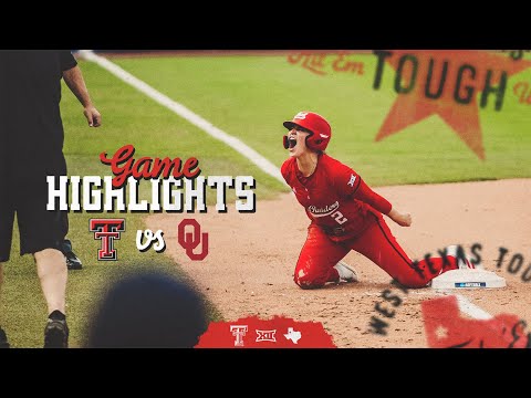 Texas Tech Softball vs. Oklahoma: WCWS Game 3 Highlights | 2025