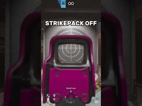 BEST ANTI RECOIL STRIKEPACK SETTINGS 2025 #strikepack #r6siege #rainbowsix