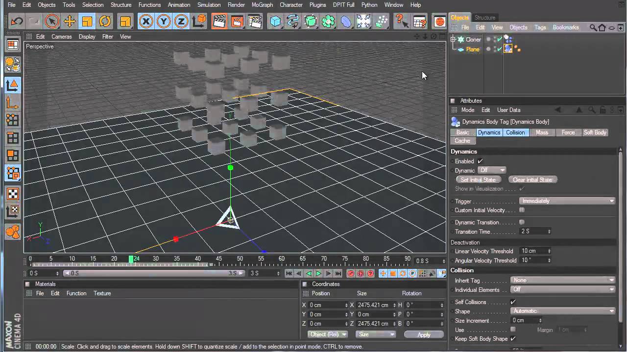HOWTO C4D - MoGraph Basics 1