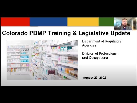 PDMP Annual Training 8 23 22