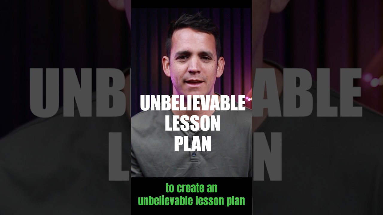 Here is how you can use AI to create an unbelievable lesson plan in under a minute. ￼