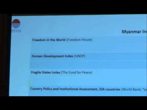 U.S. and Japan - Assisting Myanmar's Development, Socio-Economic Conditions, Daniel Bob