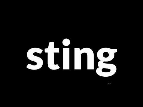 Sting Meaning In Urdu | Sting Meaning | Sting Ka Matlab Kya Hota Hai | Sting Urdu Me