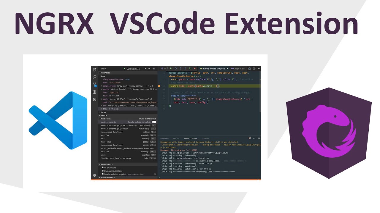 Using VSCode Extension to generate NGRX Snippets