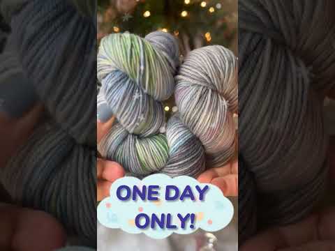 ONE DAY ONLY – 12/8/22! Get 20% Off Our GORGEOUS Limited Edition Niveous Tranquil DK Yarn!