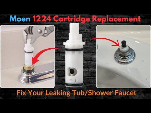 Moen 1224 Cartridge Replacement Guide || Fix Your Leaking Tub/Shower Faucet