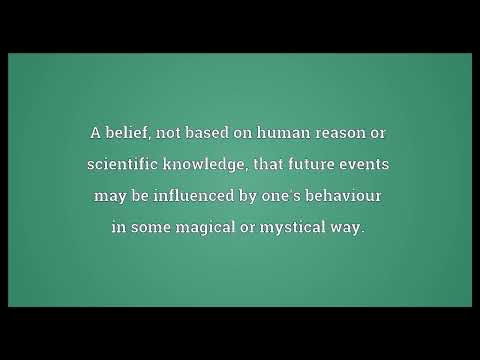 Superstition Meaning