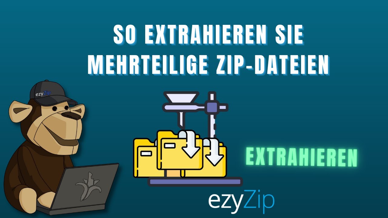 Mehrteilige ZIP-Dateien online extrahieren (Z01, Z02, usw.) - ezyZip