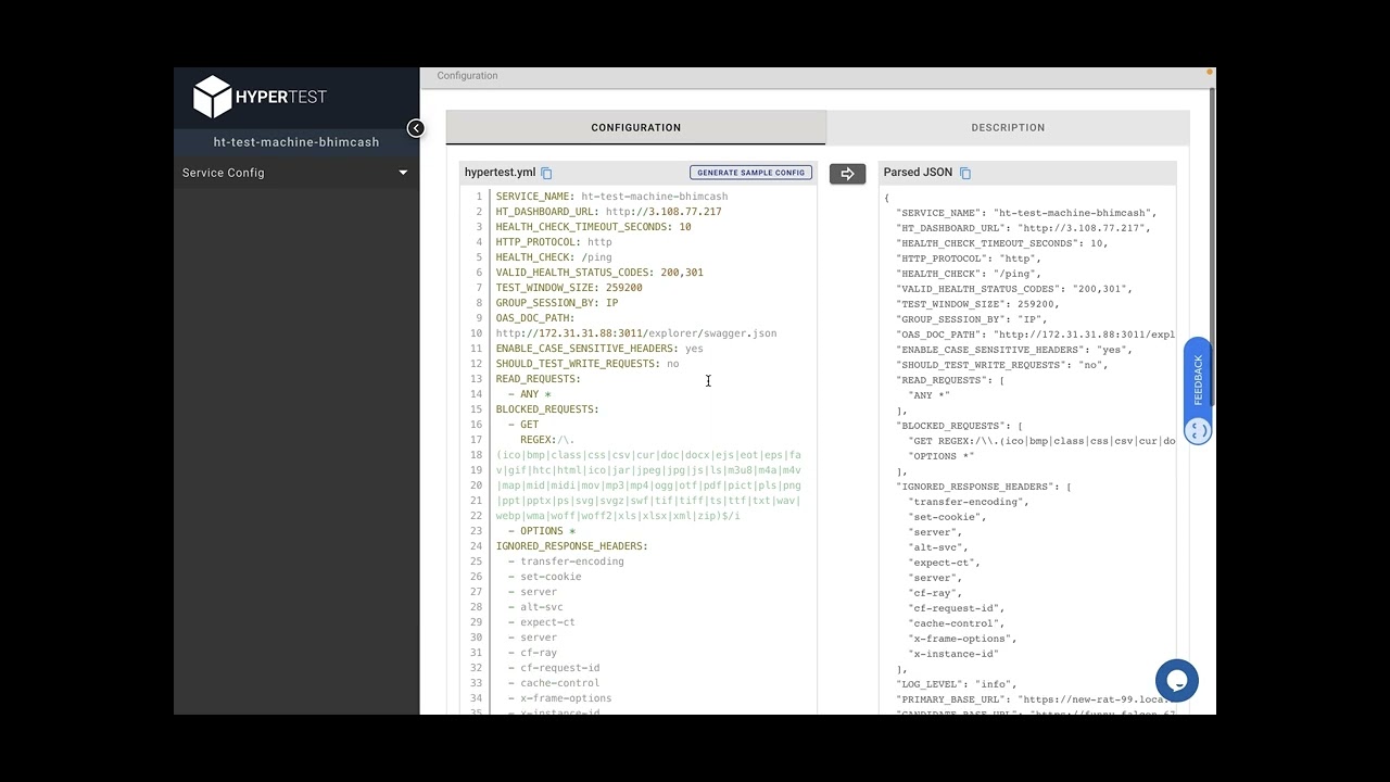 Service Config | HyperTest