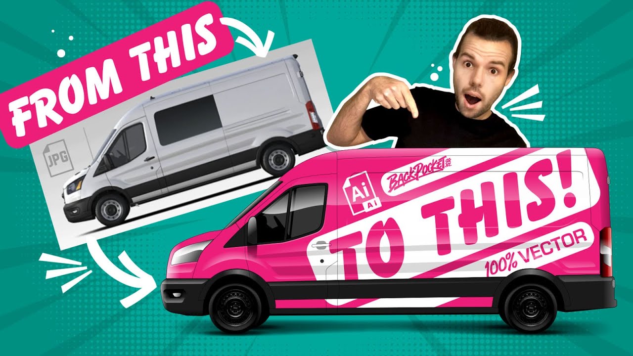 How to Make a Vector Wrap Design Template