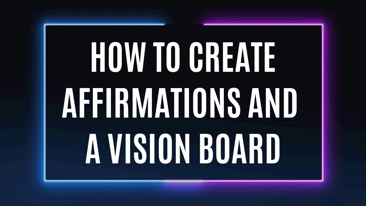 Manifest & Get Creative! 💰 How To Create Affirmations & A Vision Board