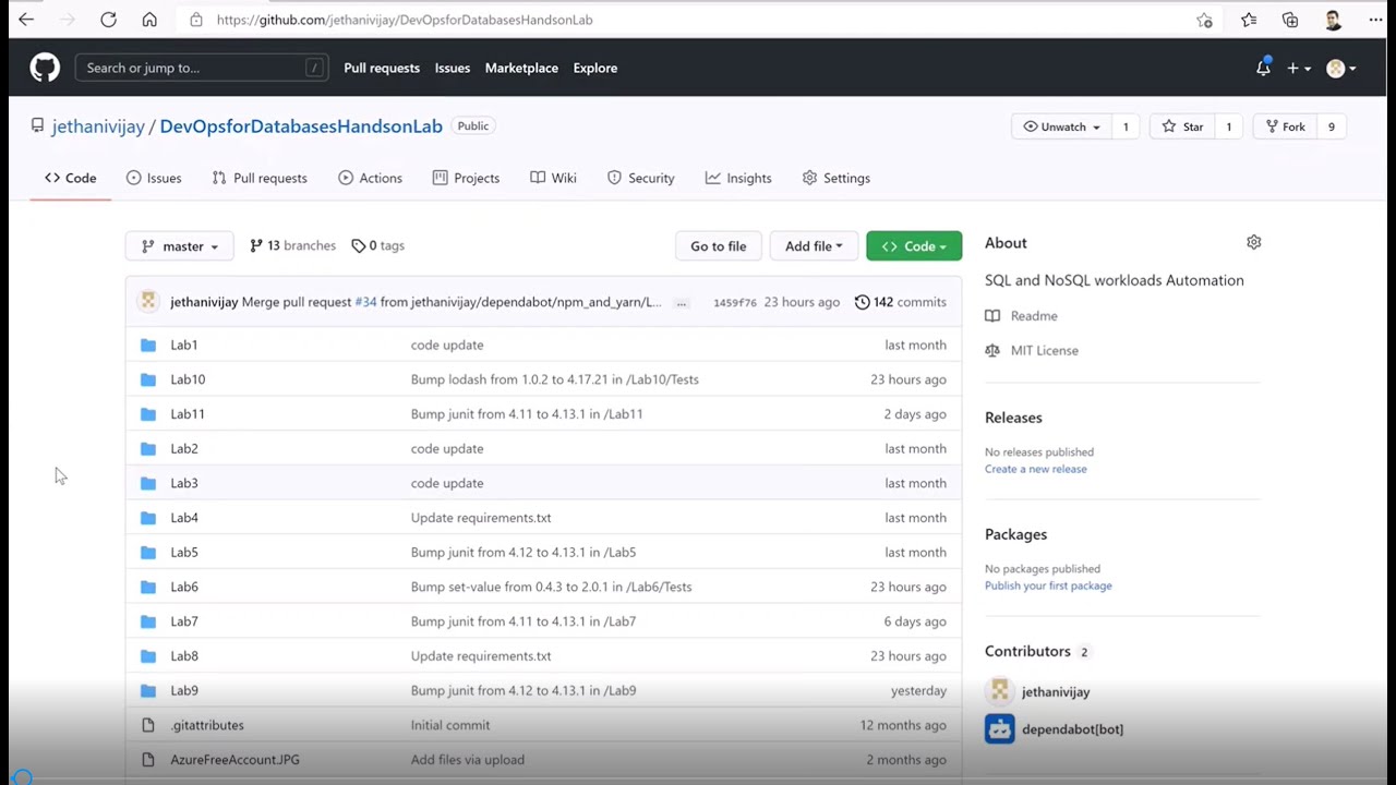 Cosmos DB Hands on Lab with Github Actions