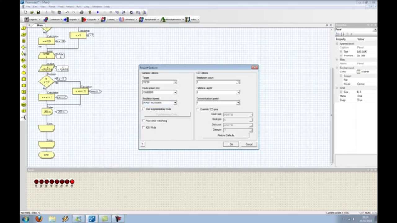 Flowcode 4 Basics - Bitwise Shifting