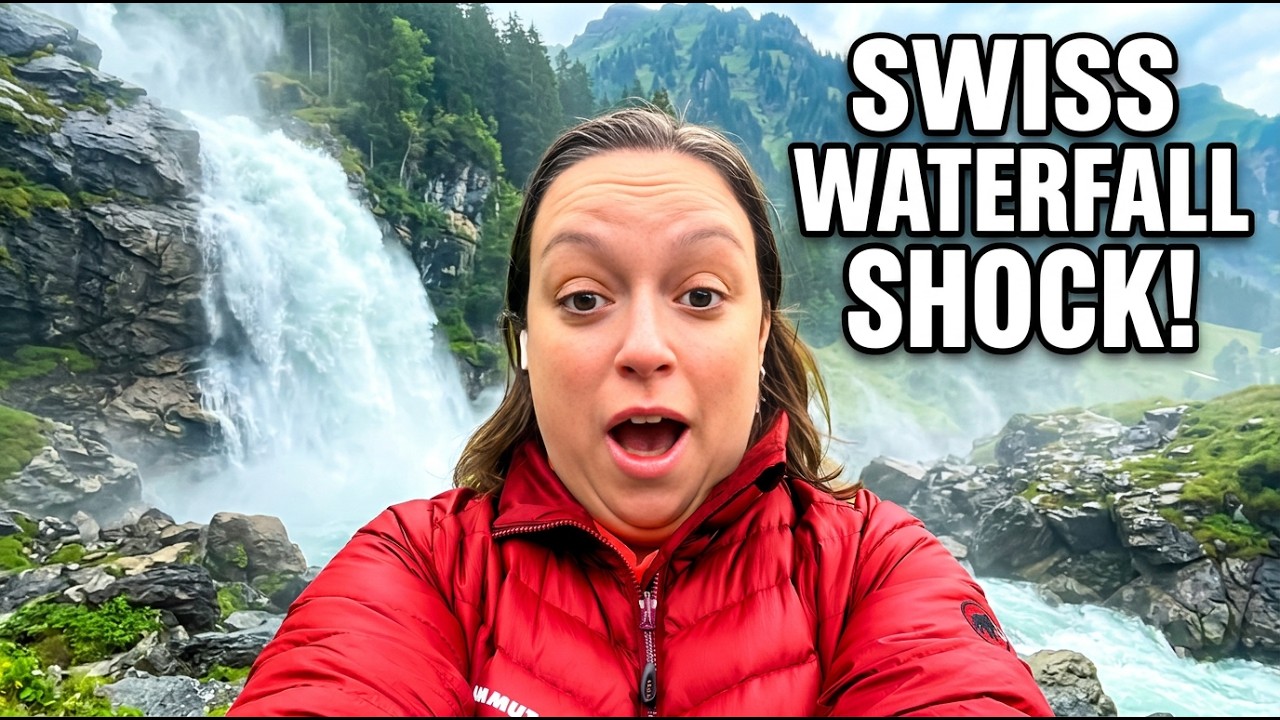 This Swiss Waterfall Doesn't Look Real 🤯
