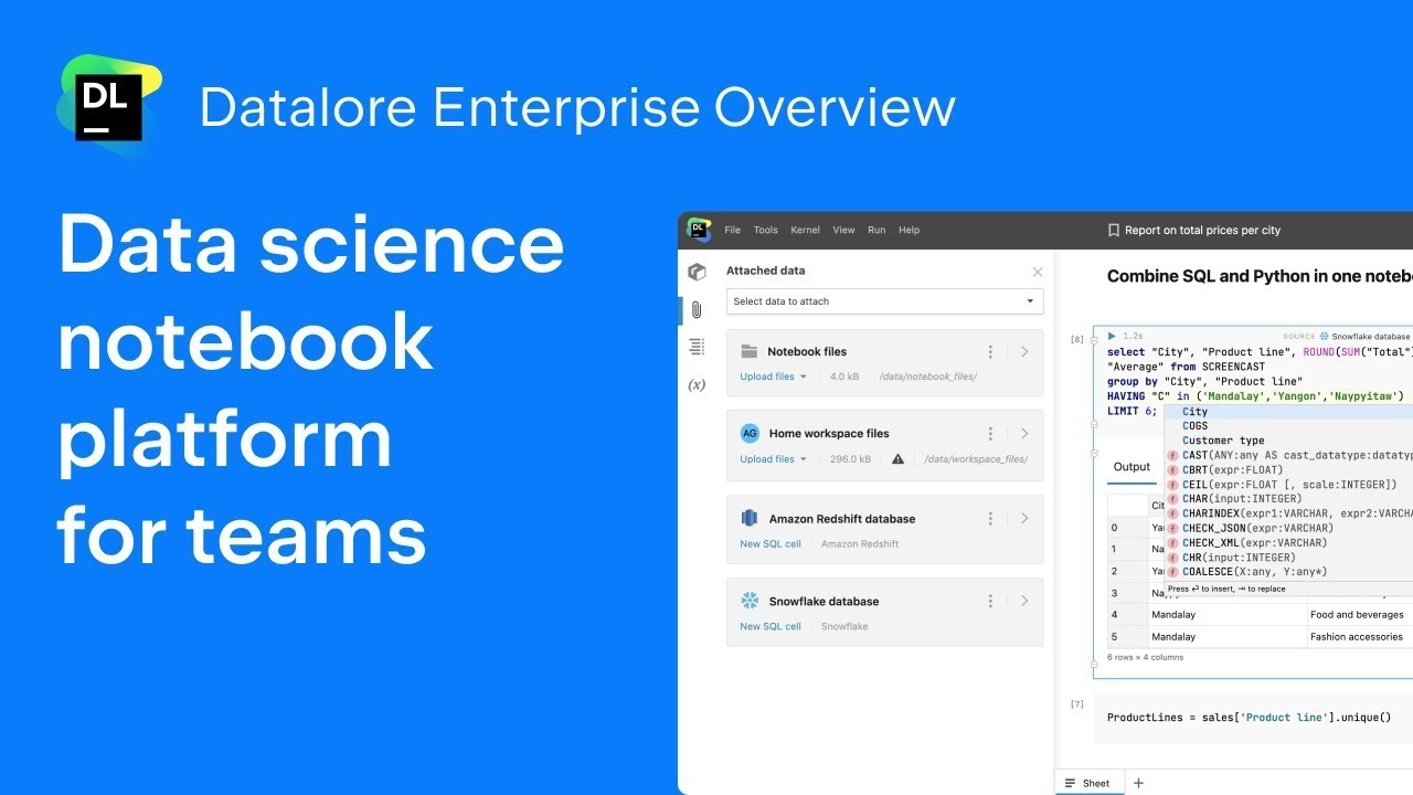 Datalore for Teams: Self-hosted Data Science Platform for Teams