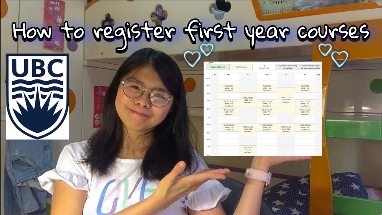 UBC course registration guide - tips and tricks